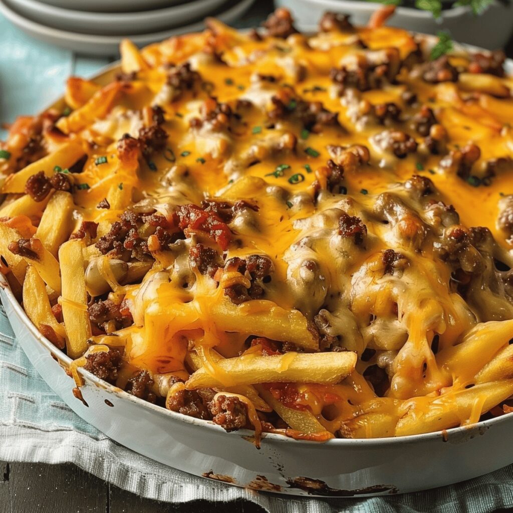 Irresistible Cheeseburger French Fry Casserole Recipe for Families ...
