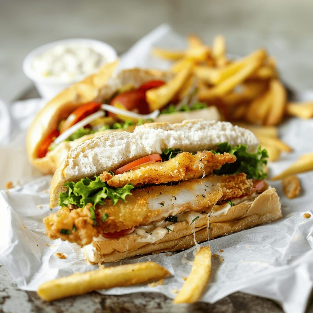 Crispy Fish Po' Boy Recipe: Southern Comfort in a Sandwich - That's My Home