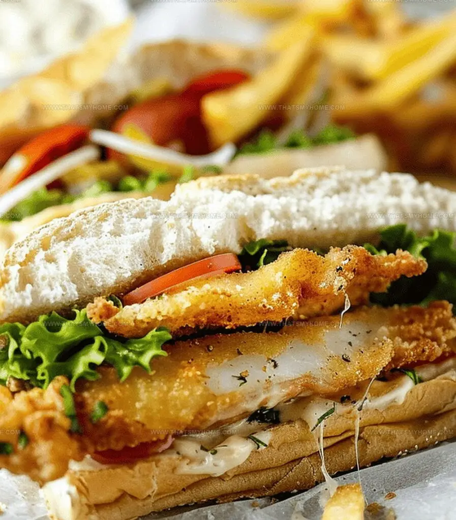 Crispy Fish Po' Boy Recipe: Southern Comfort in a Sandwich - That's My Home