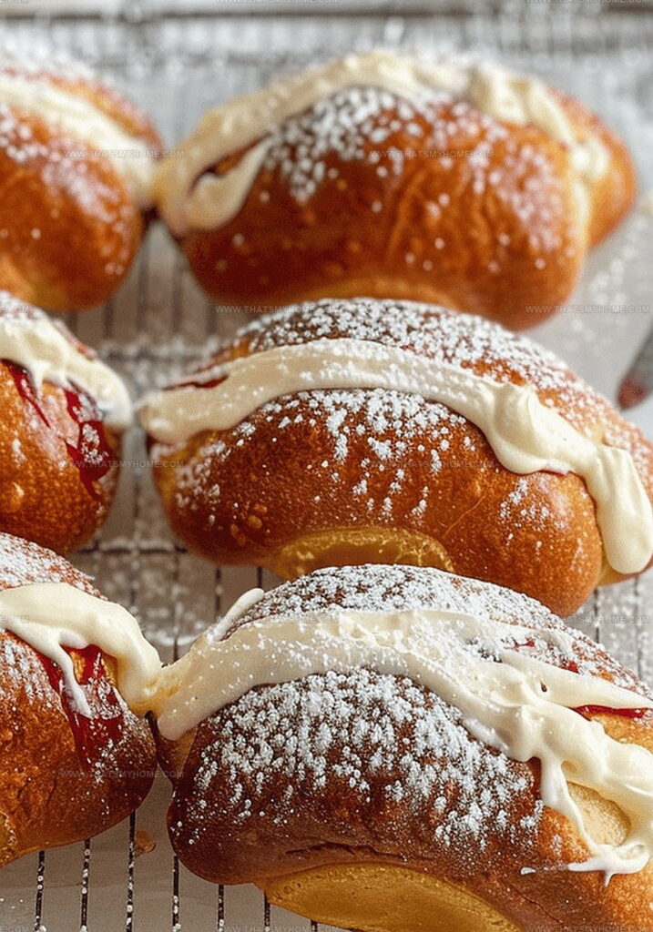 Quick & Fluffy Baked Cream Buns with Jam Recipe Everyone Loves - That's ...