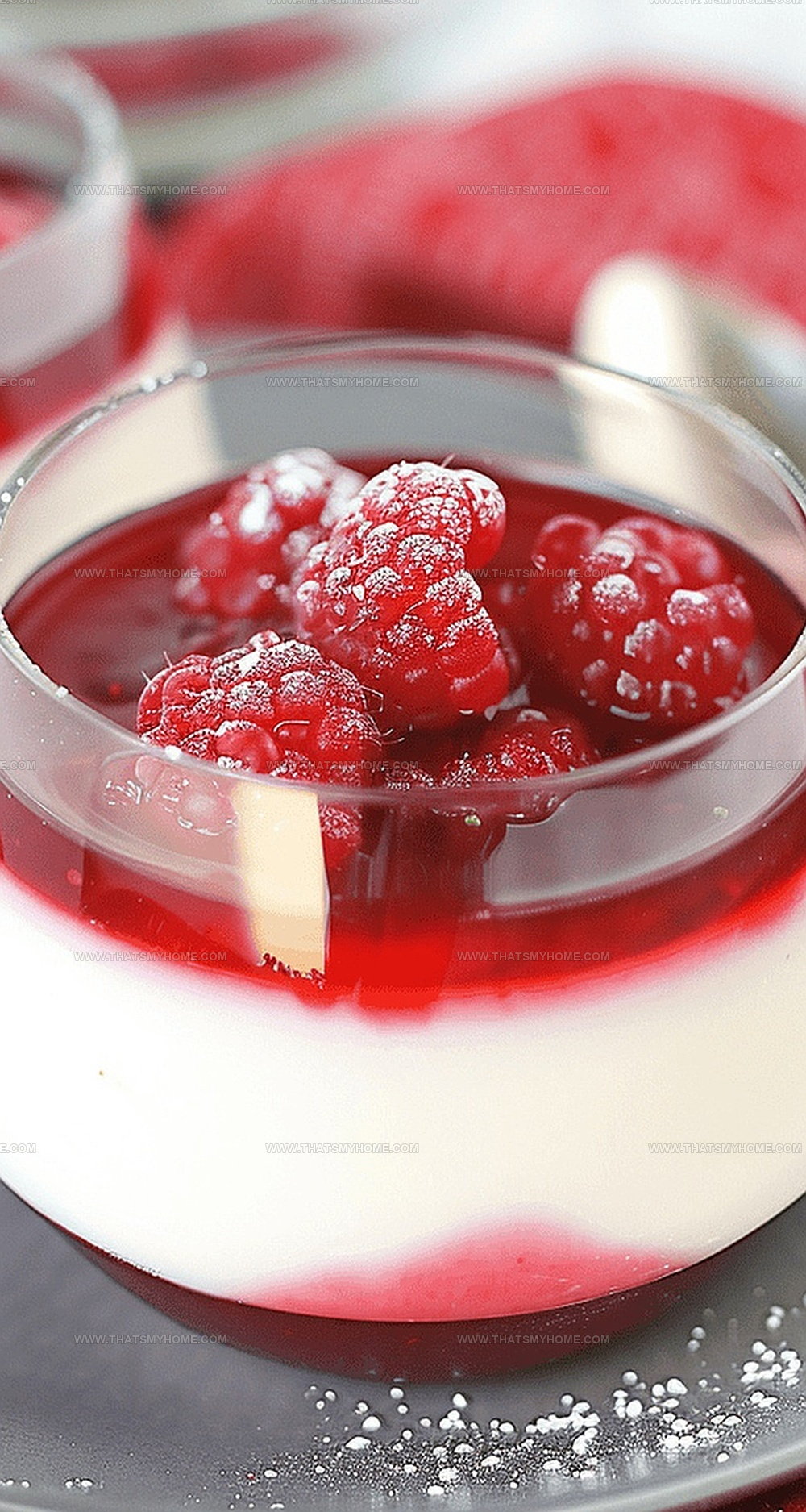 Silky Italian Delight: Raspberry Panna Cotta Recipe for Beginners ...