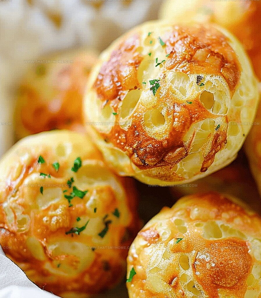 Fluffy French Gougères: Homemade Cheese Puffs Recipe - That's My Home